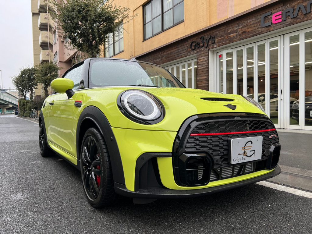 ミニ JCW コンバーチブルのフロントグリル／サイドバッチのブラックアウトを致しました！！ | 東京都世田谷区Ge3y's株式会社（ジェミーズ ...