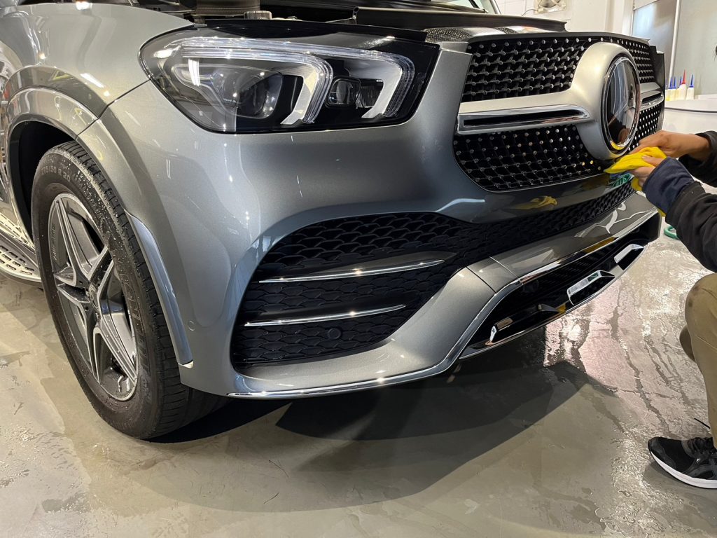 メルセデスベンツ GLE400d エシュロン ニューバージョン コーティングのご紹介です。 | 東京都世田谷区Ge3y's株式会社（ジェミーズ）、新車、中古車 、カスタムならお任せください。