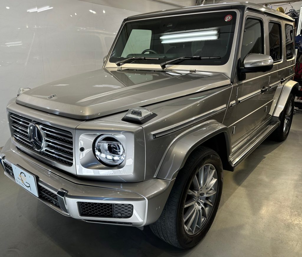 メルセデスベンツ G350d セラミックプロ コーティング レギュラーメンテナンスのご紹介です。 | 東京都世田谷区Ge3y's株式会社（ジェミーズ）、新車、中古車 、カスタムならお任せください。